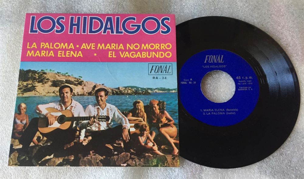 LOS HIDALGOS Maria Elena / El Vagabundo Signed 1970 Vinyl EP (Gebraucht ...