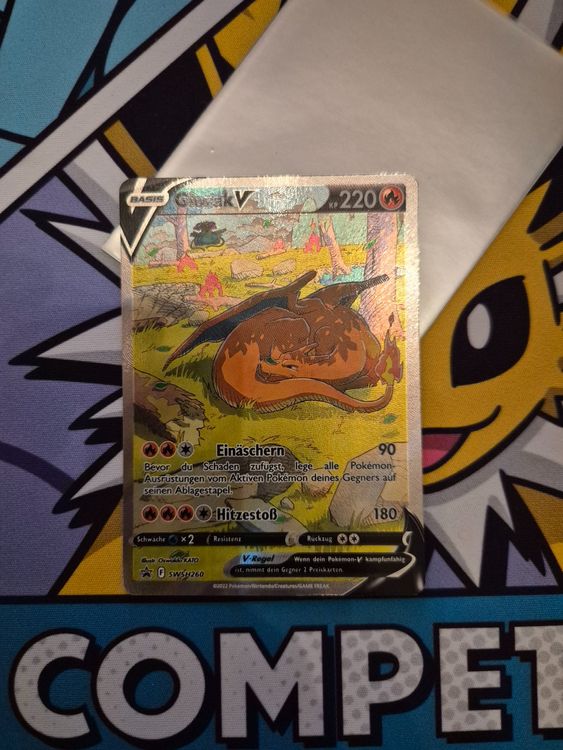 Pokemonkarte Glurak V (Neu (gemäss Beschreibung)) in Flawil für CHF 50 ...
