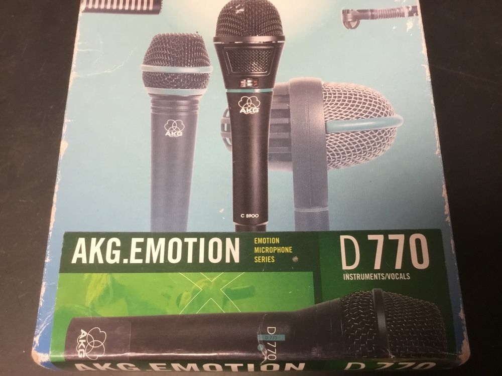 Mikrofon AKG D770 - mit originaler Verpackung | Kaufen auf Ricardo