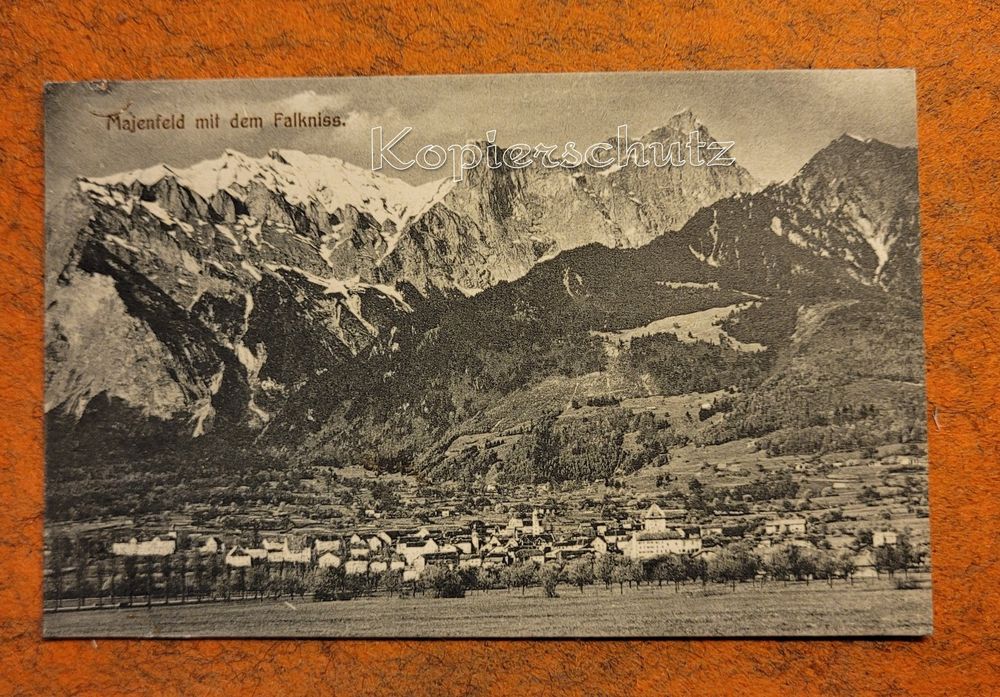 Majenfeld mit dem Falkniss, Berg 1908, Graubünden (Gebraucht) in St Gallen für CHF 4 – mit ...