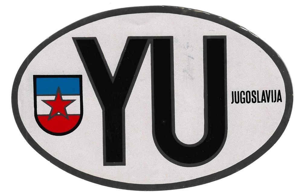 YU Aufkleber Landeskennzeichen ex Jugoslawien (Neu (gemäss Beschreibung)) in Lenk im Simmental ...