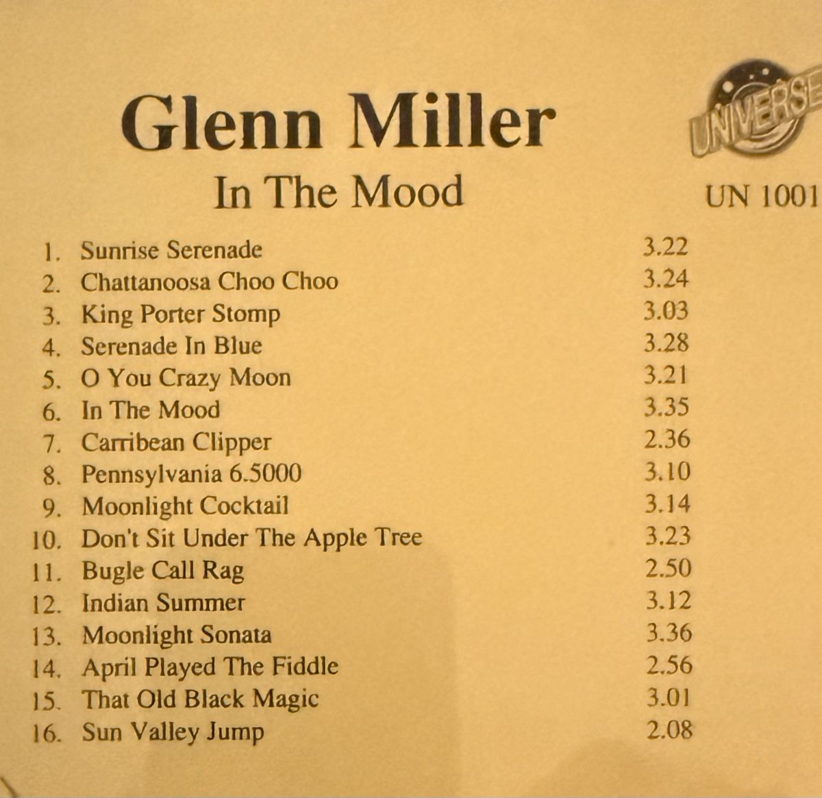 Glenn Miller - In The Mood - CD - Top Zustand - Sammlerstück (Gebraucht ...
