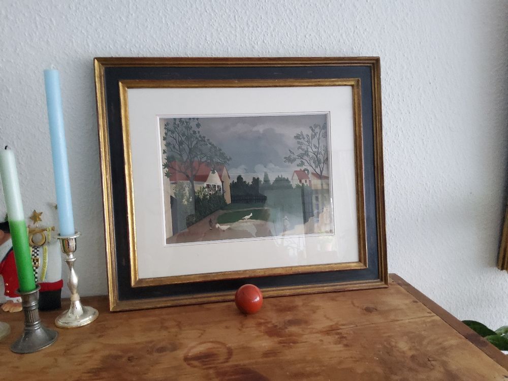 Henri Rouseau "La rue" (1844 - 1910) Lithographie (Gebraucht) in Zürich ...