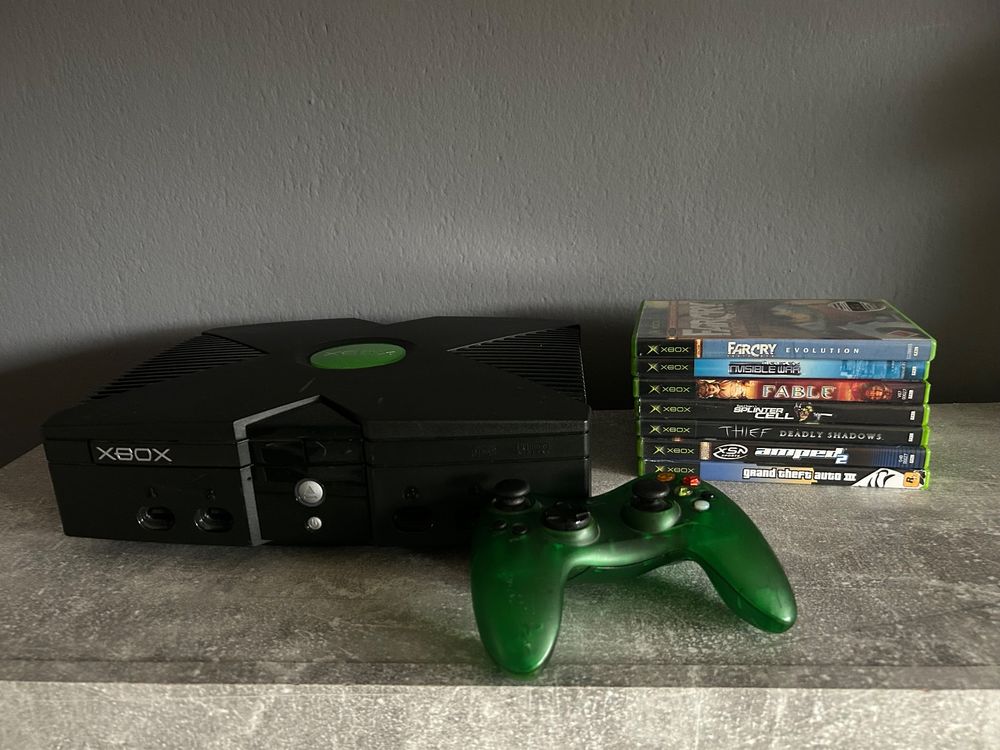 XBOX Classic Konsole / 7 Spiele (D'occasion) à Oberglatt ZH pour CHF 94 ...