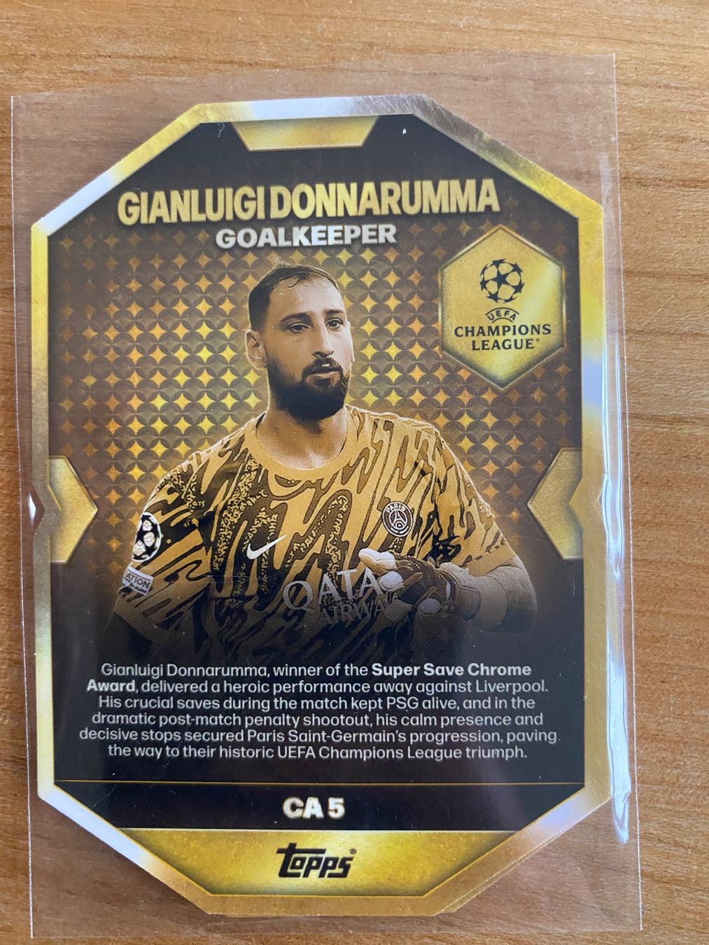 Topps Match Attax 25/26 Chrome Award Donnarumma CA5 (Neu (gemäss ...