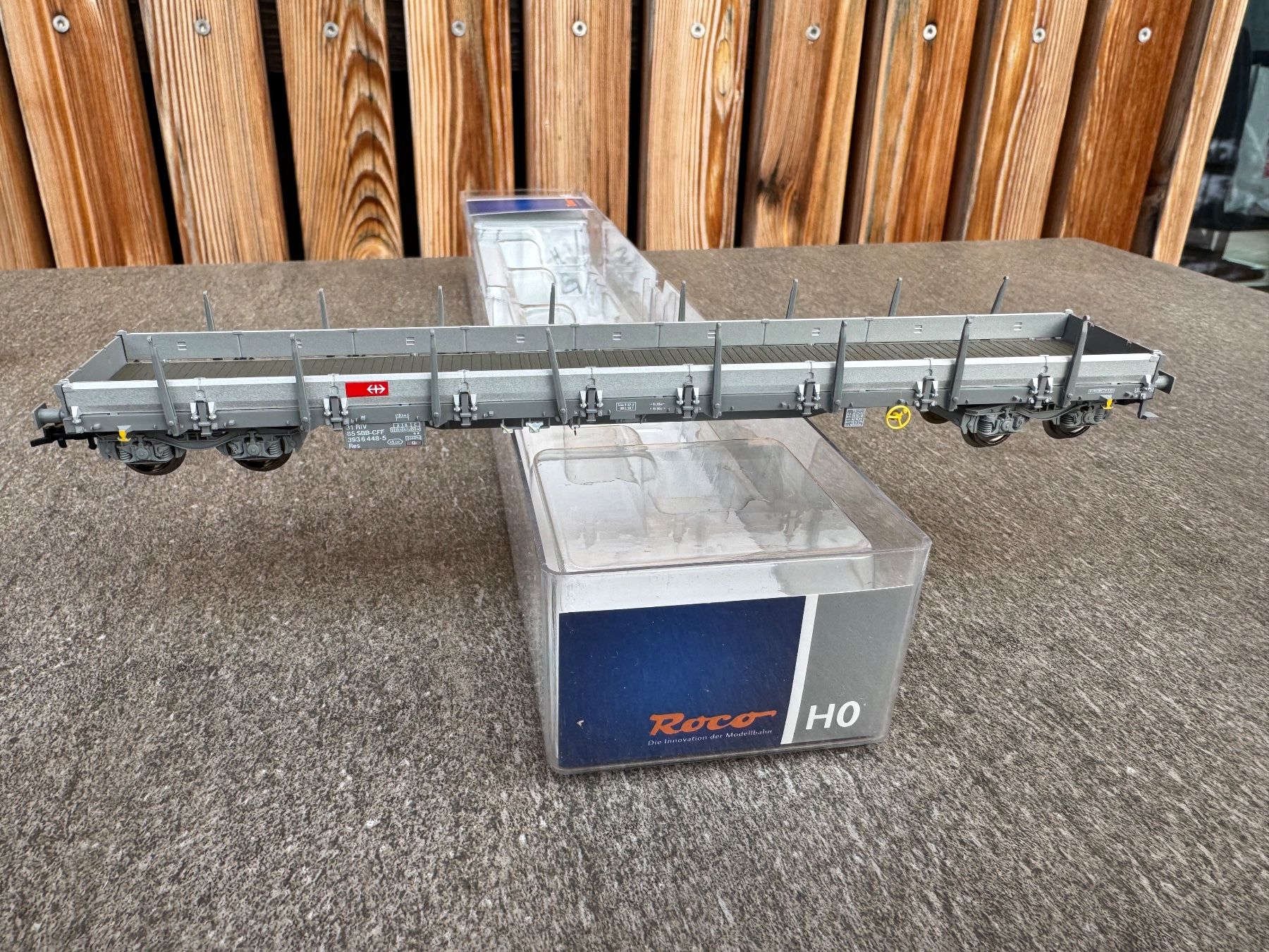 Roco Fleischmann H0 SBB Set mit 2 Res Rungenwagen (Gebraucht) in Goldau ...