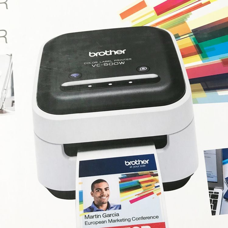 brother VC-500W Farb-Etikettendrucker, (zink, zero ink) | Kaufen auf ...