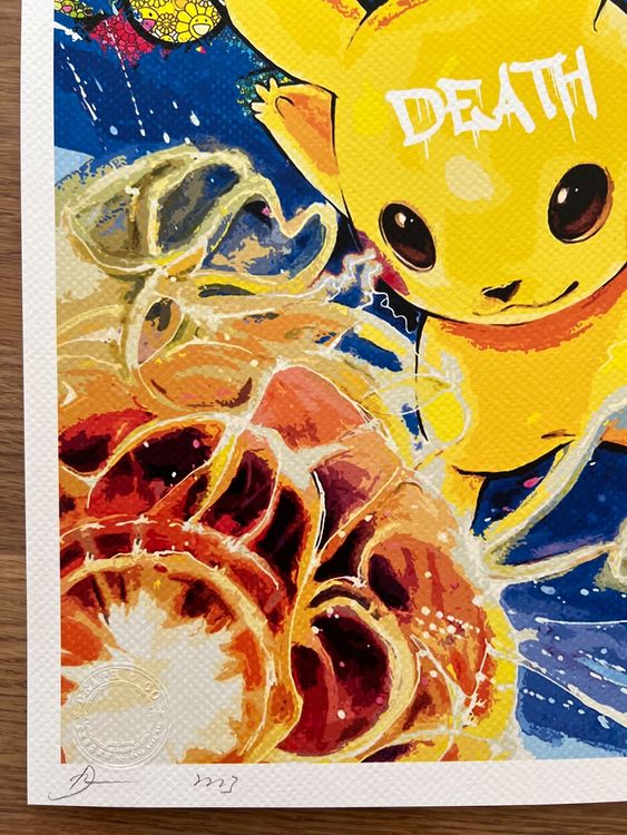 DEATH NYC « Murakami Pikachu » 15/100 (Neu (gemäss Beschreibung)) in ...