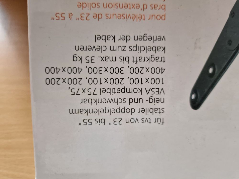 Wandhalterung für TV Fairtec Telamon flex 23 - 55 (Gebraucht) in ...