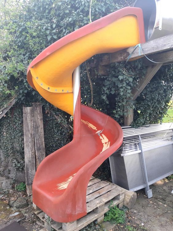 Spiralrutschbahn ca H200cm Bürli Rutschbahn Wendelrutsche (Gebraucht ...