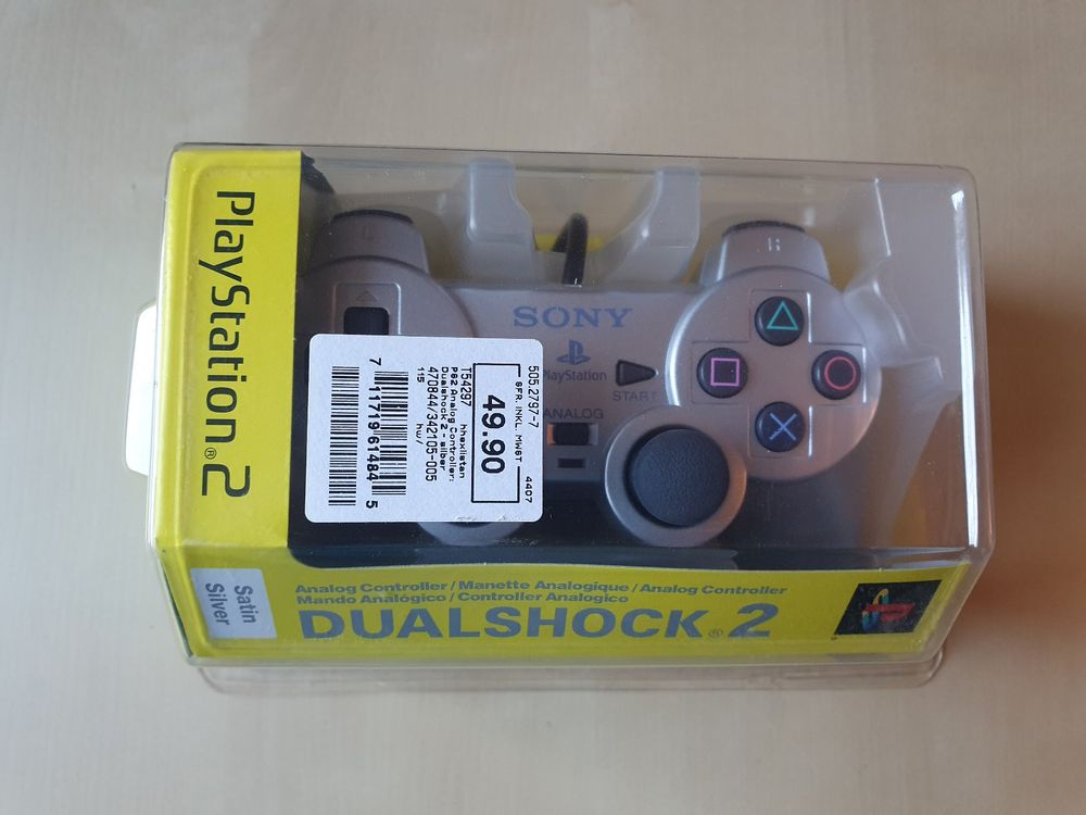 Original Sony PS2 Controller silver neu und ovp (Neu und ...