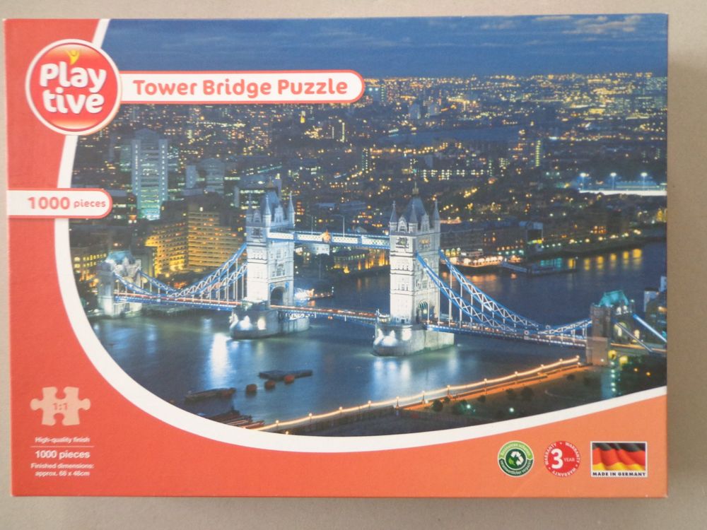 Puzzle 1000 Teile Playtive, The tower bridge (D'occasion) à Le Locle ...