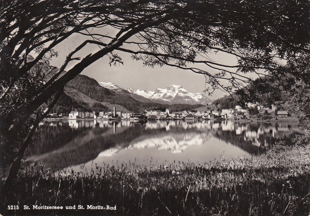 St. Moritzersee und St. Moritz-Bad (Foto Hans Steiner) | Kaufen auf Ricardo