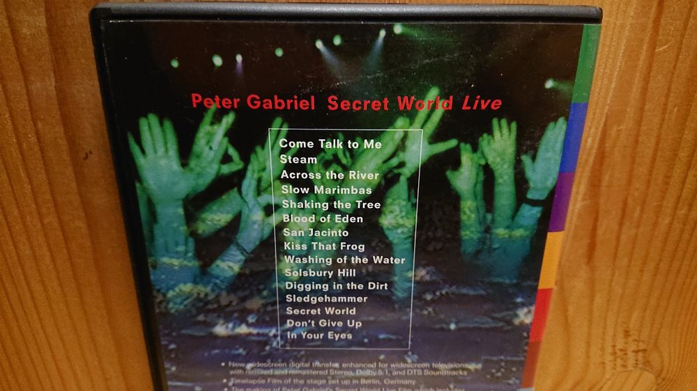 PETER GABRIEL Secret World Live DVD (Gebraucht) in Wilderswil für CHF 7 ...
