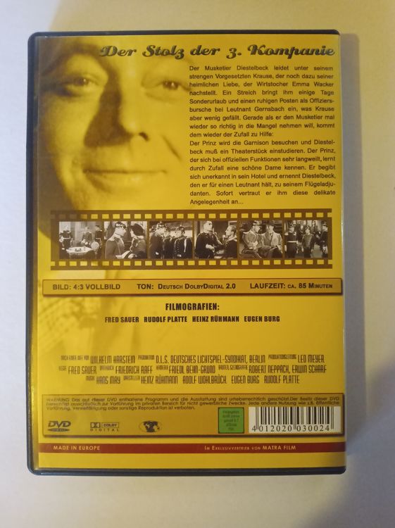 DVD Der Stolz der 3. Kompanie - Heinz Rühmann Edition (Gebraucht) in ...