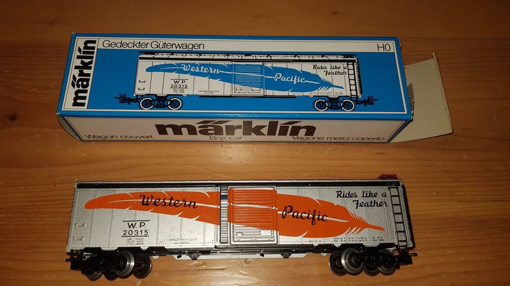 Märklin 4571 Amerikanischer Güterwagen mit OVP (Neu (gemäss ...