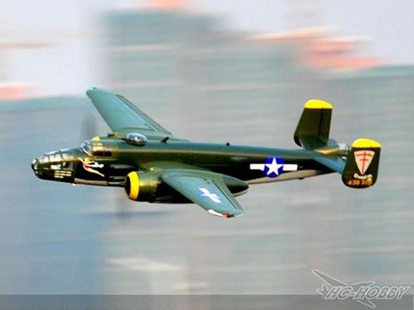 Large Scale HC Hobby B-25 Mitchell 5Ch Rc Aeroplane (Neu und ...