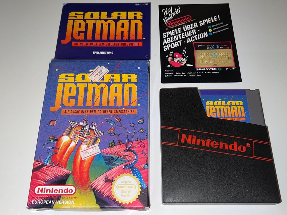 NES Spiel - Solar Jetman (OVP) - Top! | Kaufen auf Ricardo