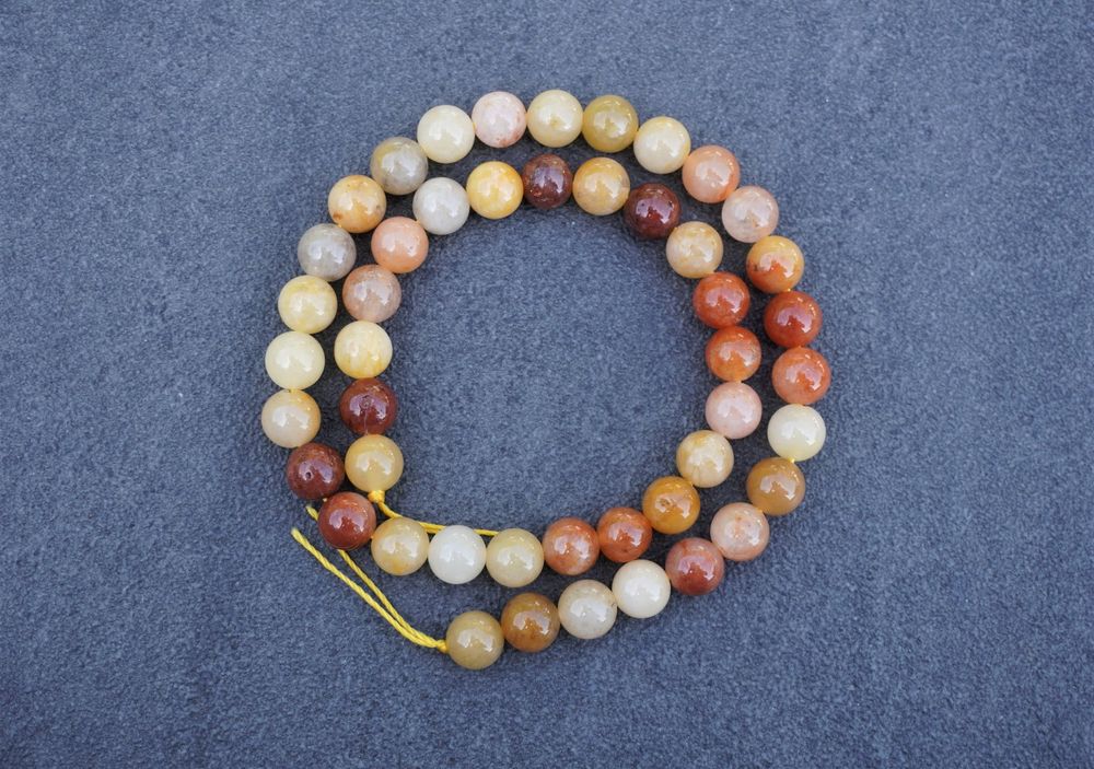 1 Strang wunderschöne Jade Perlen, 8mm (Neu (gemäss Beschreibung)) in ...