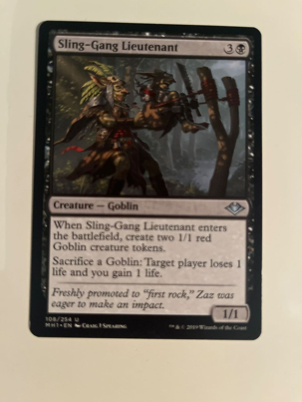 1 x Sling-Gang Lieutenant - Magic: The Gathering - MtG (Gebraucht) in ...