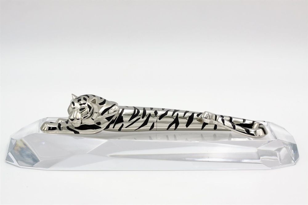 CARTIER Fountain Pen Füllfederhalter TIGER Rar Full Set (Gebraucht) in ...