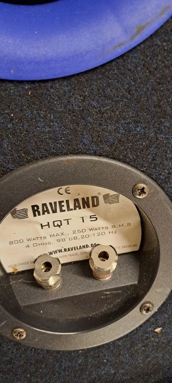 Subwoofer/ Bassröhre Raveland 800watt (Gebraucht) in Bonstetten für CHF ...