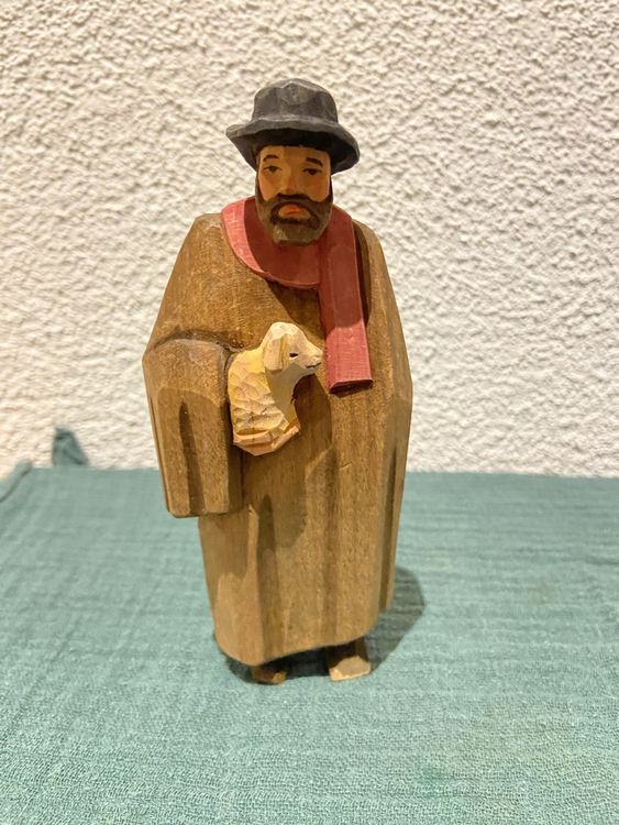 Huggler Krippenfigur Hirt | Kaufen auf Ricardo