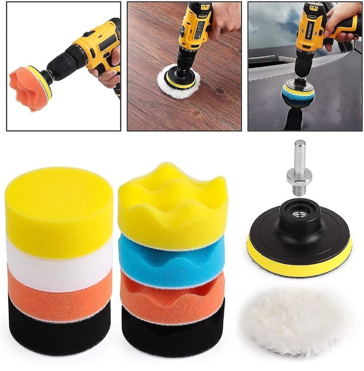 Auto Polier Set für den Akkuschrauber (11-teilig) | Kaufen auf Ricardo