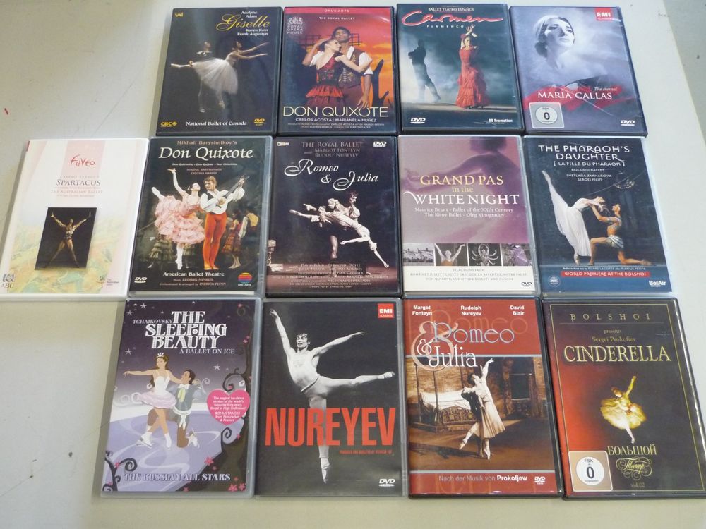 DVD Set 35 - 13x DVD Ballett Theater TOP Sammlung Klassiker (Gebraucht ...