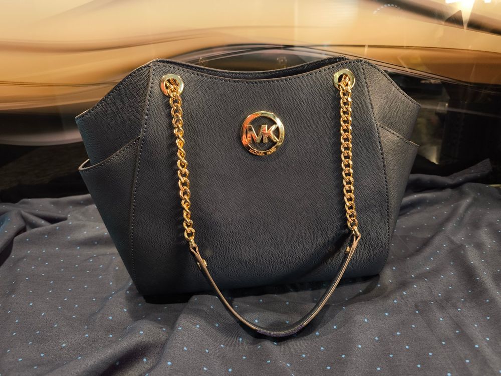Michael Kors Henkeltasche blau Saffiano-Leder (Gebraucht) in Erlach für ...