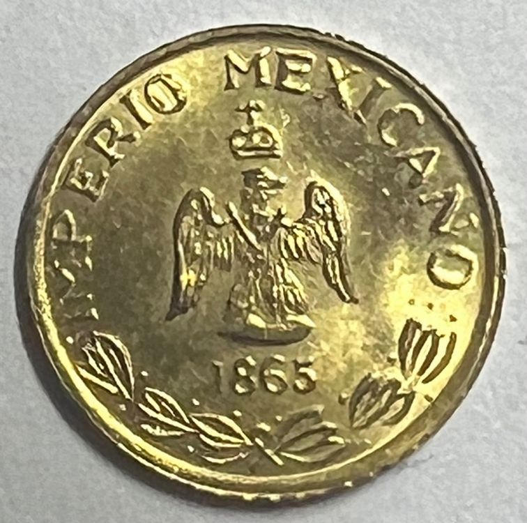 Maximiliano I de México 1865 Traditional Wedding Token Gold (Gebraucht ...