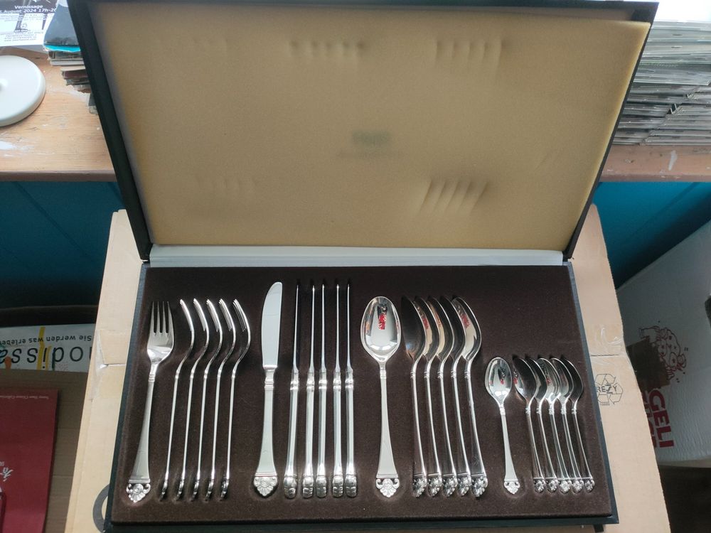 Silberbesteck 24-teilig, ROBBE & BERKING, Vintage (Gebraucht) in Nidfurn für CHF 170 – mit ...