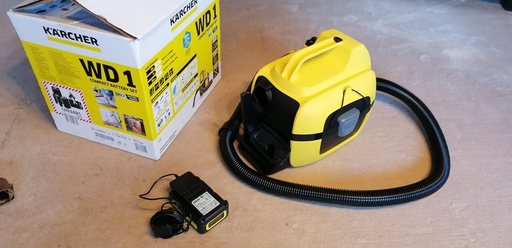 Kärcher WD 1 Compact Battery Auto-Sauger Akku nass + troken | Kaufen ...