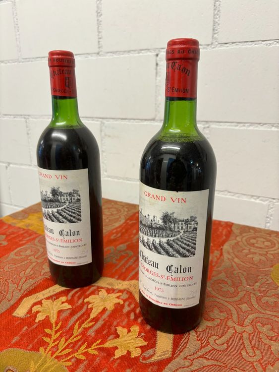 💚 💚 2 x 1975 Château Calon St-Georges-St-Émilion 💚 💚 (Neu (gemäss ...