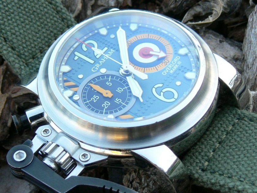 Graham Chronofighter overlord III Spitfire 47mm Automatic (Gebraucht ...