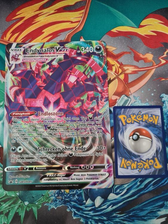 Pokemon Karte -Endynalos VMAX XXL Promo | Acheter sur Ricardo