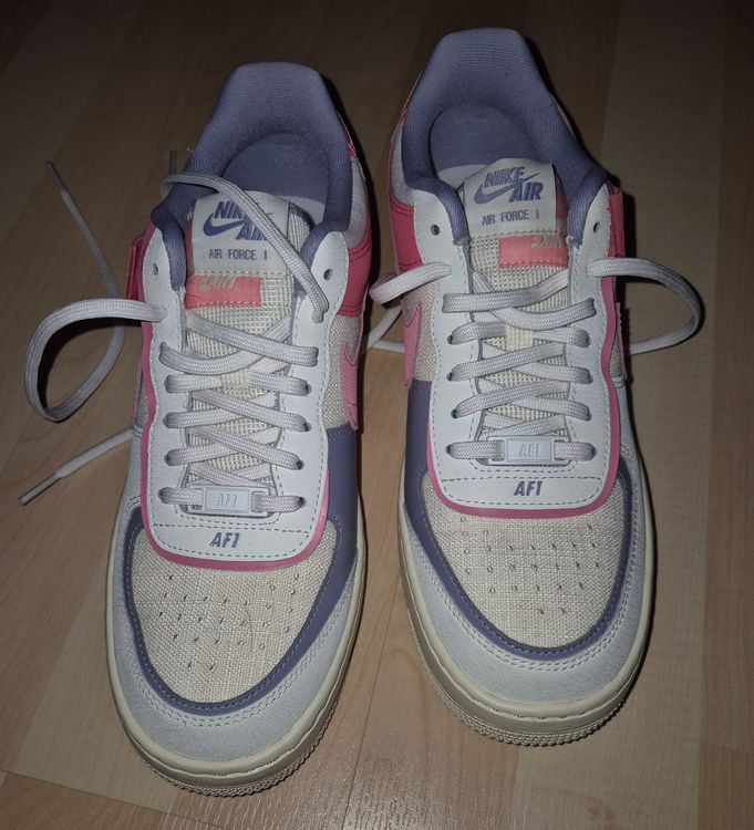 Nike Air Force 1 Shadow Rosa Weiss Gr. 40.5 | Kaufen auf Ricardo