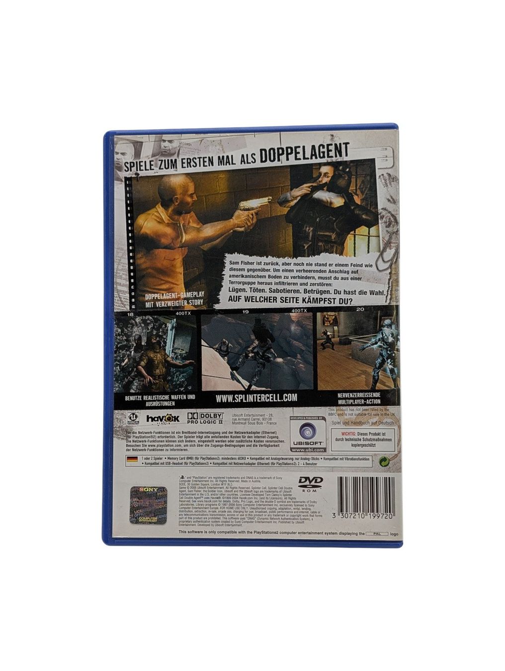 Tom Clancy’s Splinter Cell: Double Agent PlayStation 2 (Gebraucht) in ...