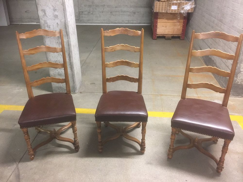 6 Stück schöne antike Stühle spanischer Stil Massivholz (Gebraucht) in ...