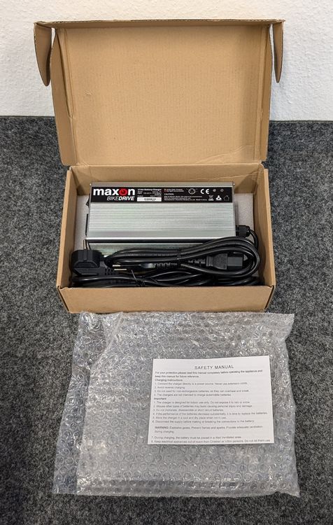 Maxon Bikedrive Li-ion Battery Charger (Neu und originalverpackt) in ...