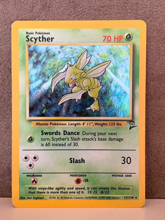 Scyther Holo ENG Base Set 2 Pokemon 17/130 | Kaufen auf Ricardo