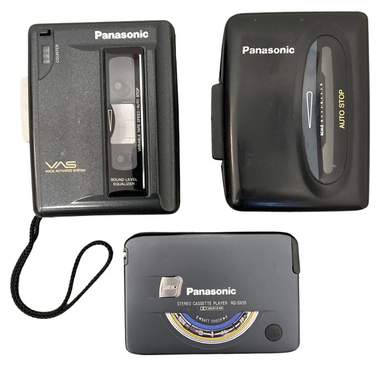 3 Stück Vintage Walkman von Panasonic (Defekt) in Reigoldswil für CHF 5 ...