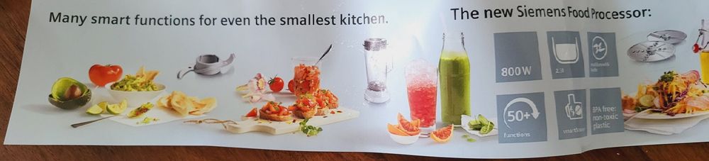 Siemens Küchenmaschine MK 3501M Compact Food Processor (Neu (gemäss ...