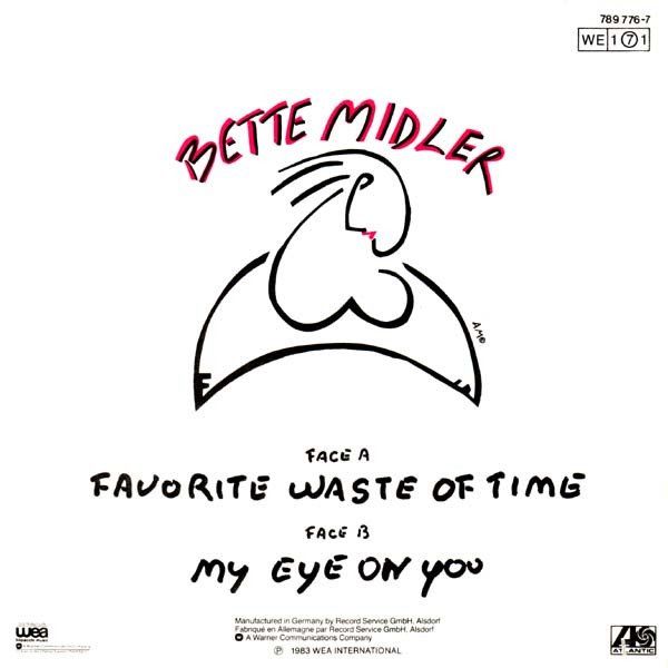 Midler Bette: Favorite Waste Of Time 7" (Gebraucht) in Steinhausen für ...