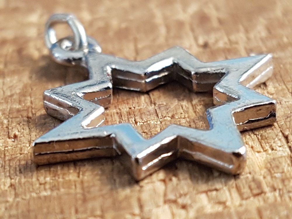 Anhänger 8-zackiger Stern Oktogramm (gestauchte Quadrate) (Gebraucht ...