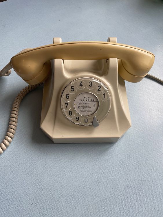 Téléphone vintage blanc | Kaufen auf Ricardo