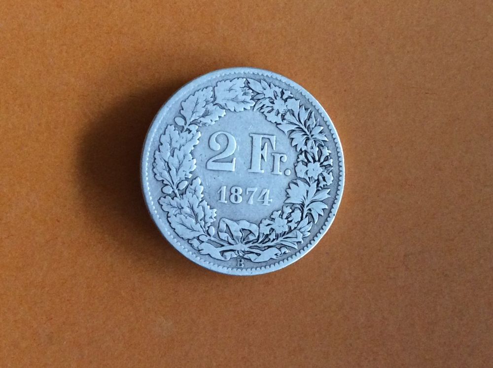 2 francs 1874 (D'occasion) à Genève pour CHF 17 – avec livraison ...