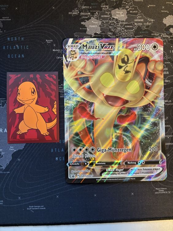 Pokemon XXL Mauzi VMAX Promo SWSH 005 (Neu (gemäss Beschreibung)) in ...