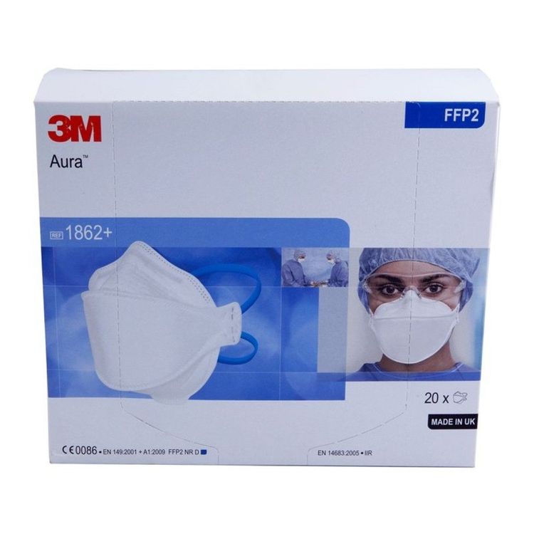 Zwei Packungen Qualitäts-FFP2-Masken 3M Aura 1862+ | Kaufen auf Ricardo
