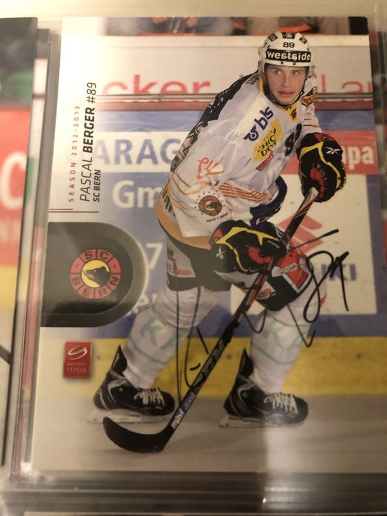 Pascal Berger SCB SCL Tiger Hockey Card signiert | Kaufen auf Ricardo